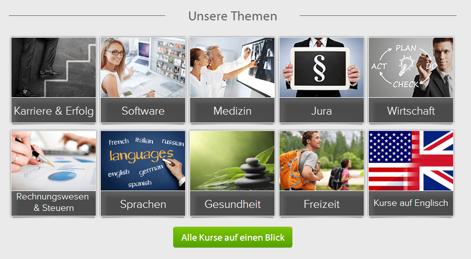 selbstständig-online-lernen-lecturio-kategorien • IT-Stack.de