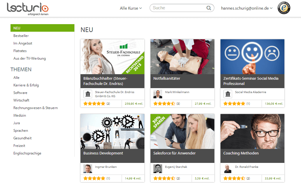 Selbstständig online lernen mit Lecturio.de - ein Test • IT-Stack.de